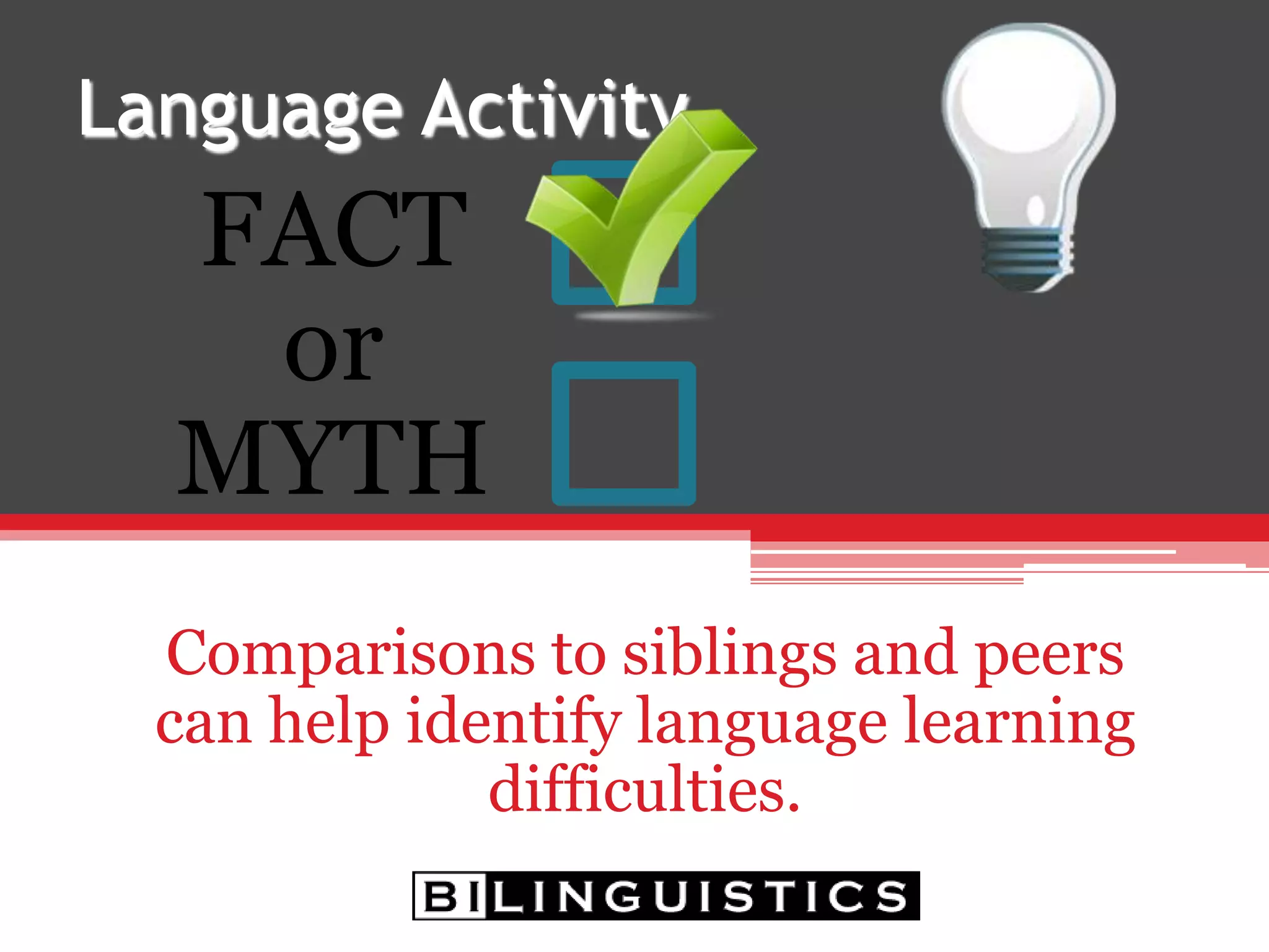 Difference vs. Disorder: Language Development in Culturally and ...