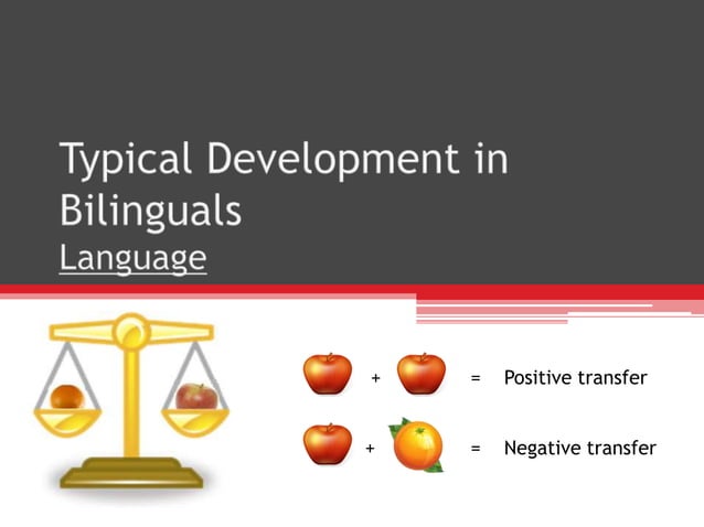 Difference vs. Disorder: Language Development in Culturally and ...