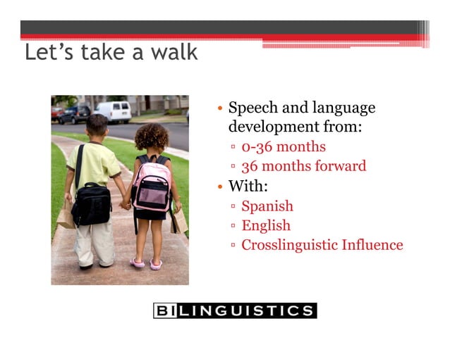 Difference vs. Disorder: Speech Development in Culturally and ...