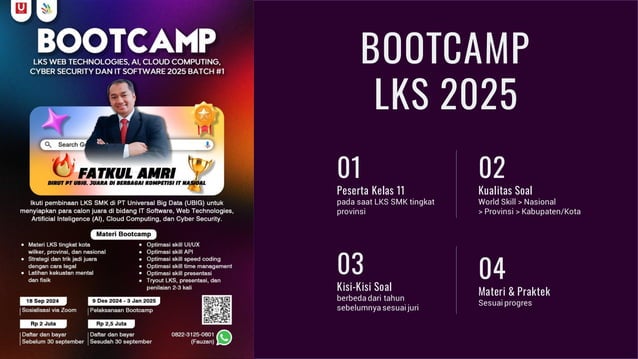 Bootcamp LKS 2025 - Web Technologies - IT Software | PDF