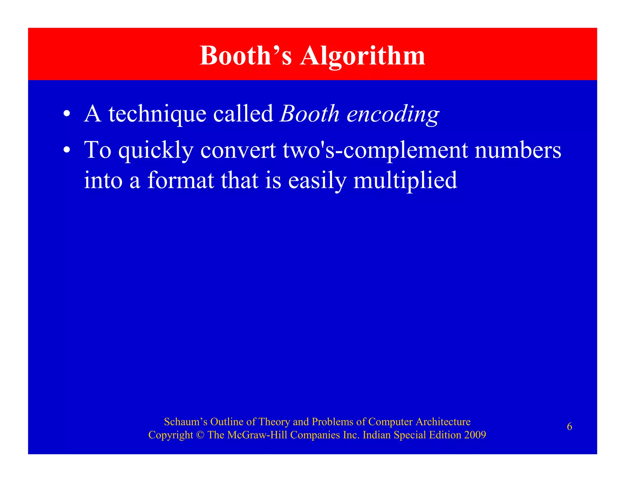 Booth and bit pair encoding | PDF | Computing | Technology & Computing