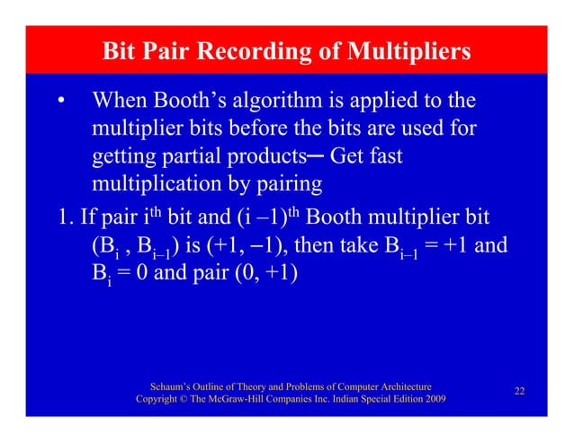 Booth and bit pair encoding | PDF | Computing | Technology & Computing