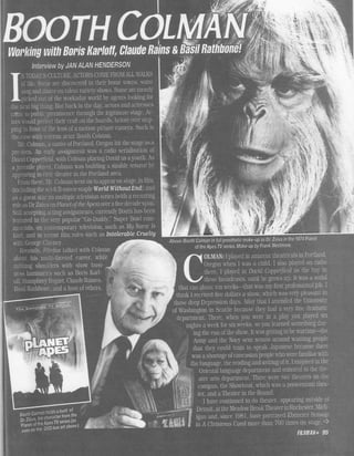 Fall 2010 Interview Booth Colman Interview | PDF