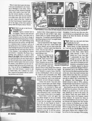 Fall 2010 Interview Booth Colman Interview | PDF