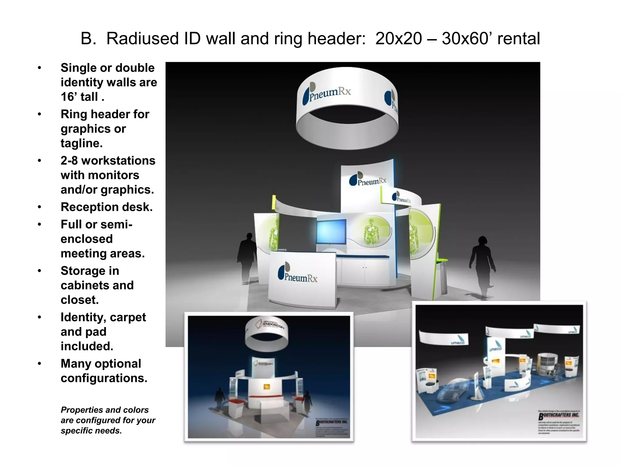 Boothcrafters exhibit and trade show booth rental samples 1 13 | PPT