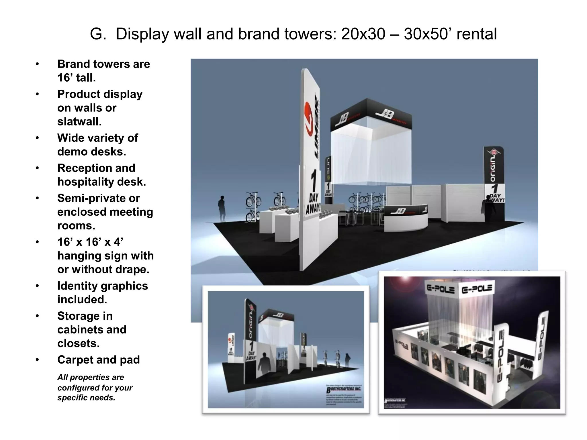Boothcrafters exhibit and trade show booth rental samples 1 13 | PPT