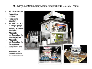 Boothcrafters exhibit and trade show booth rental samples 1 13 | PPT