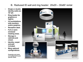 Boothcrafters exhibit and trade show booth rental samples 1 13 | PPT