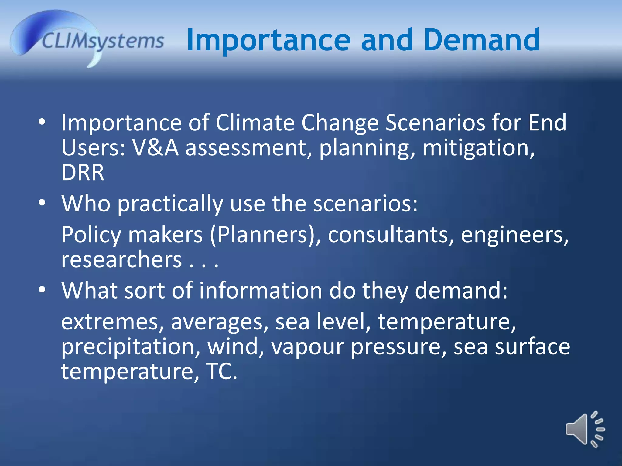 SimCLIM Booth presentation | PPT