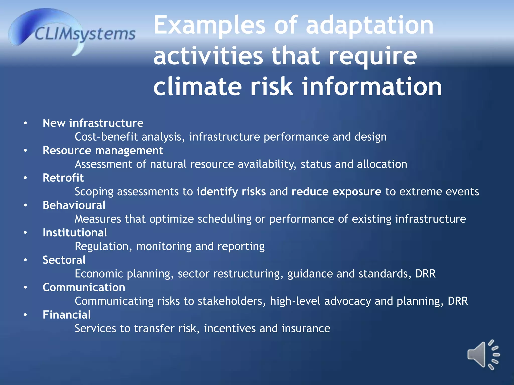 SimCLIM Booth presentation | PPT