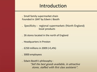 Booths Supermarket UK | PPTX