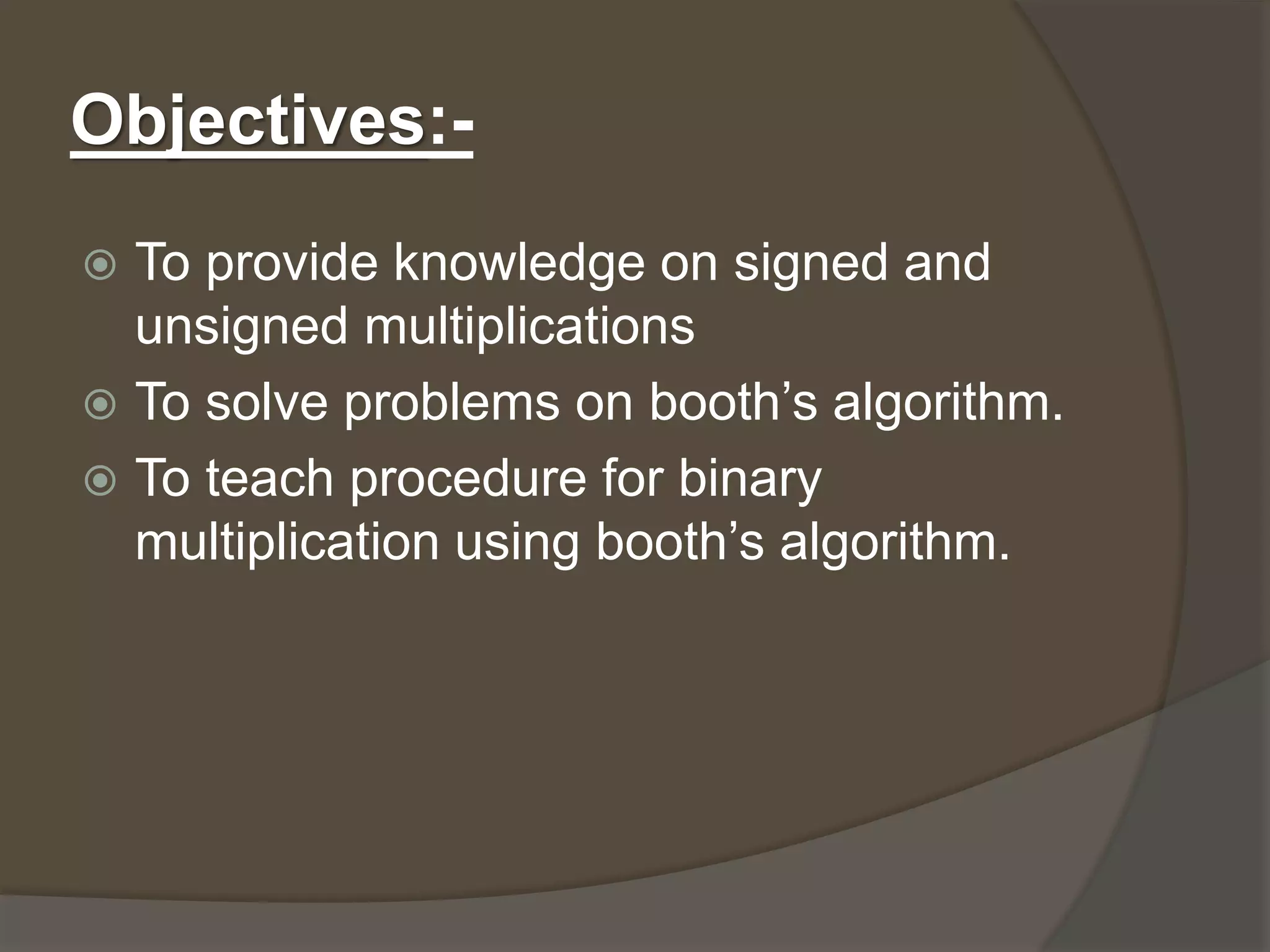 Booth’s algorithm.(a014& a015) | PPTX