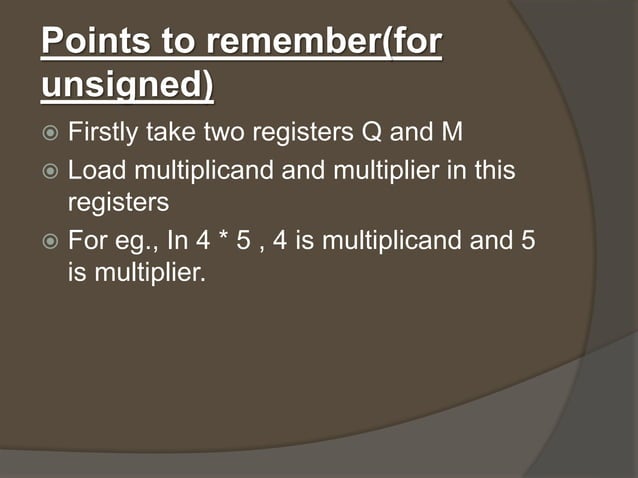 Booth’s algorithm.(a014& a015) | PPTX