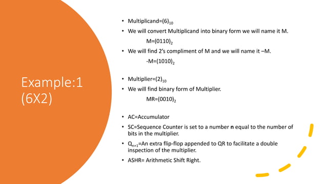 Booth's Algorithm Fully Explained With Flow Chart PDF | PDF