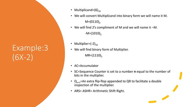 Booths Algorithm Fully Explained With Flow Chart Pdf Pdf 1873