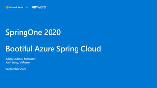 Bootiful Azure Spring Cloud | PPT