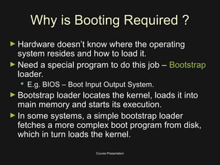 Booting | PPT