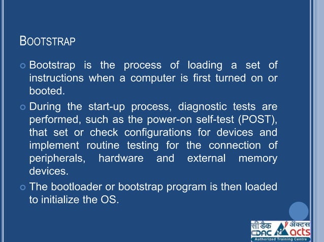 Booting Process OS | PPTX