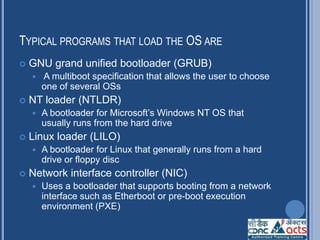 Booting Process OS | PPTX