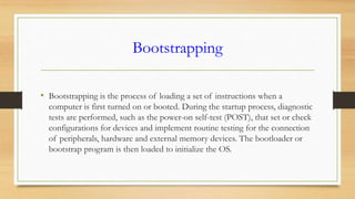 Booting in Computer | PPTX