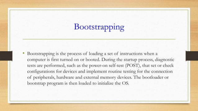 Booting in Computer | PPTX