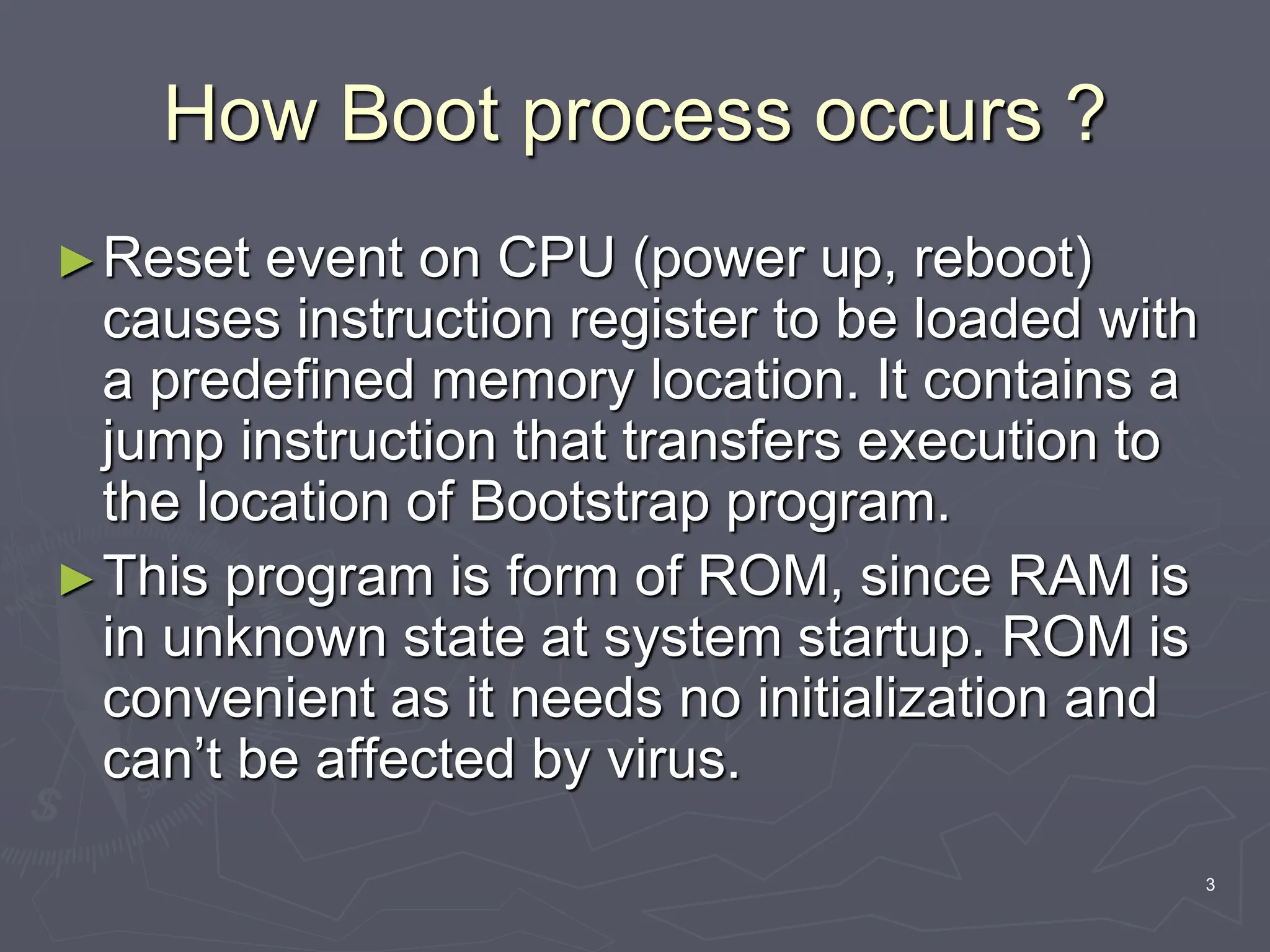 Booting how boot to the system and details | PPT