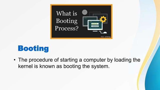 Booting In The Operating System Ospptx Operating Systems Computer Software And Applications