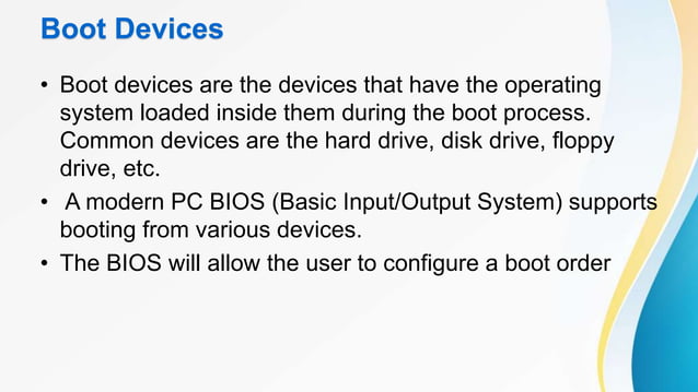 Booting In The Operating System Ospptx Operating Systems