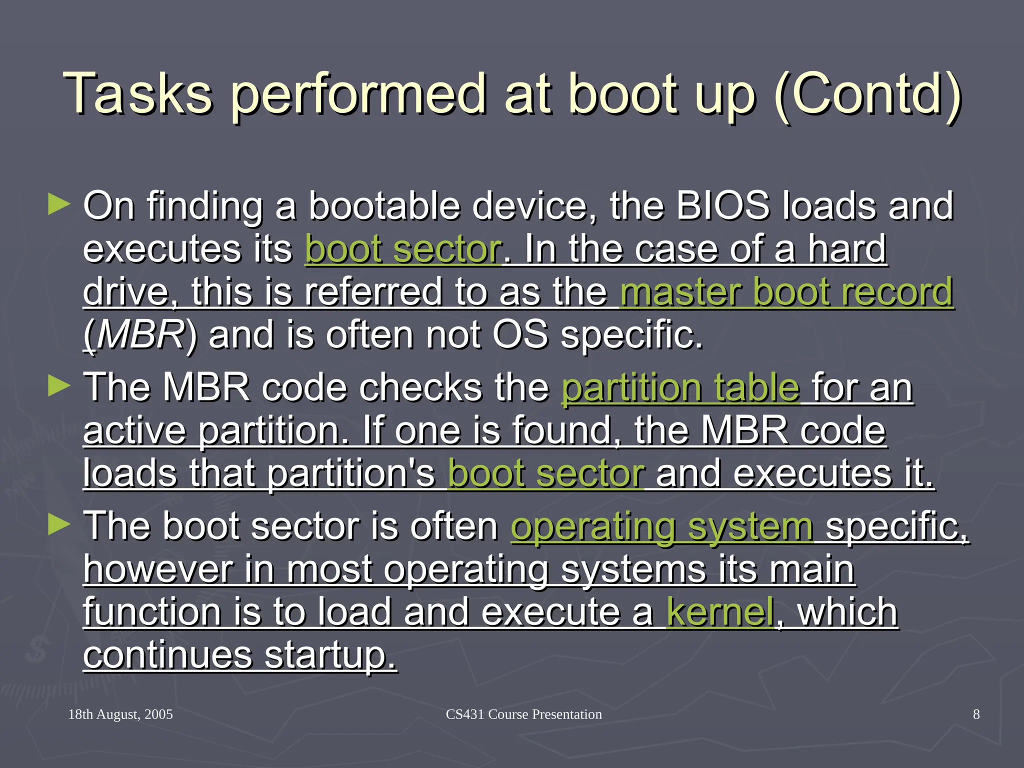 Booting In Operating System In Slideshareppt Operating Systems Computer Software And