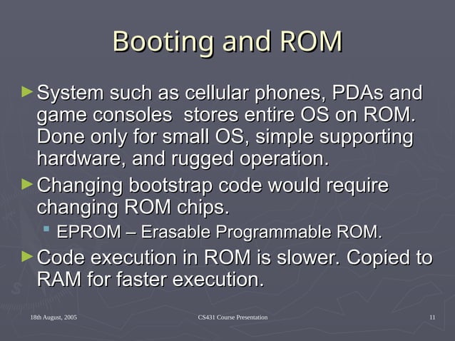 Booting in operating system in slideshare.ppt | Operating Systems ...