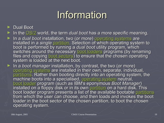 Booting in operating system in slideshare.ppt | Operating Systems ...