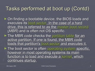 Booting in operating system in slideshare.ppt