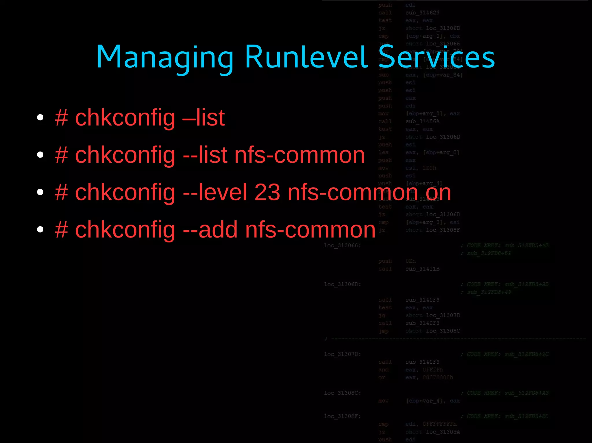 Linux : Booting and runlevels | PPT