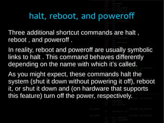 Linux : Booting and runlevels | PPT