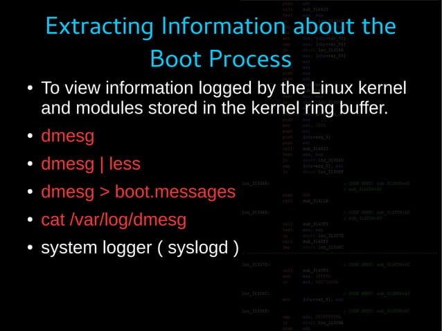 Linux : Booting and runlevels | PPT