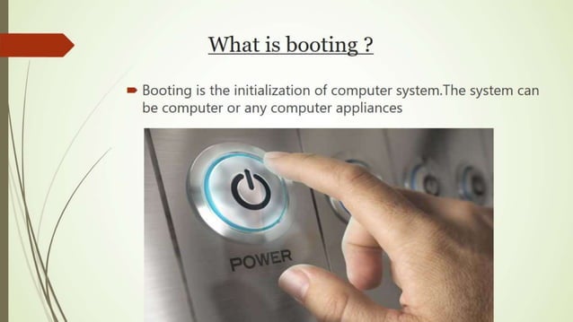 Booting Process Of Computer | Ppt