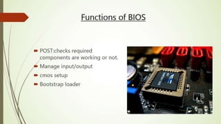 Booting process of computer | PPTX