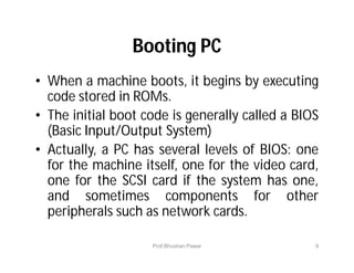 Booting & shut down, | PDF | Operating Systems | Computer Software and Applications