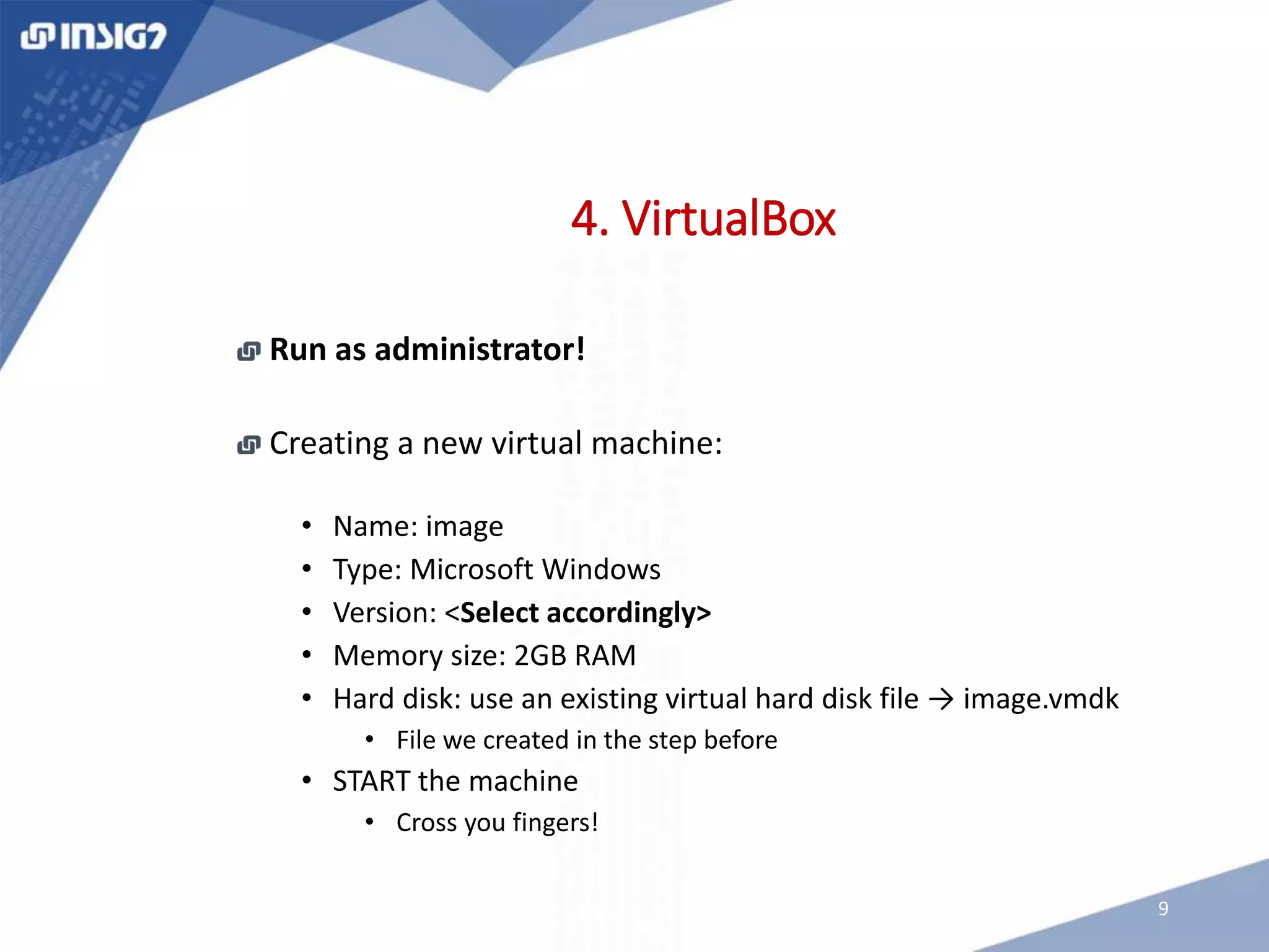 How to boot a VM form a Forensic Image | PDF
