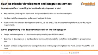 Flash Bootloader Development for ECU programming | PPTX
