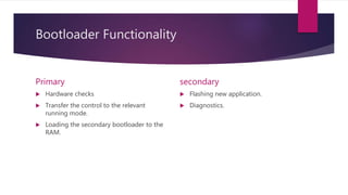 Bootloader fundamentals | PPTX