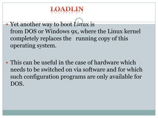 Bootloader and bootloading | PPTX | Operating Systems | Computer ...