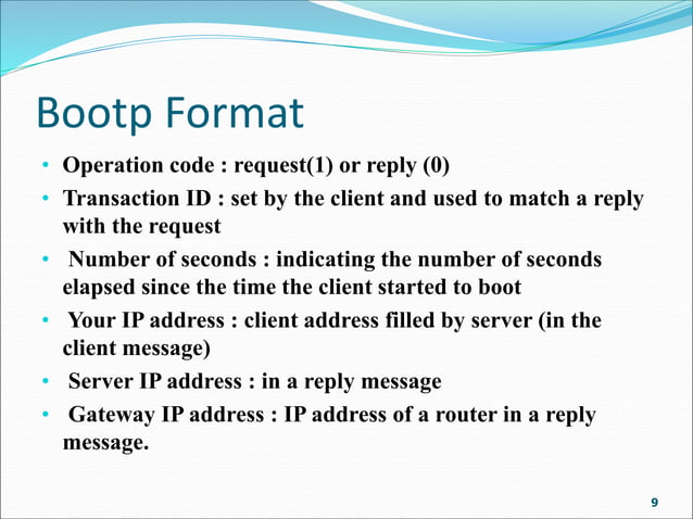 BOOTP computer science for multiproc.ppt