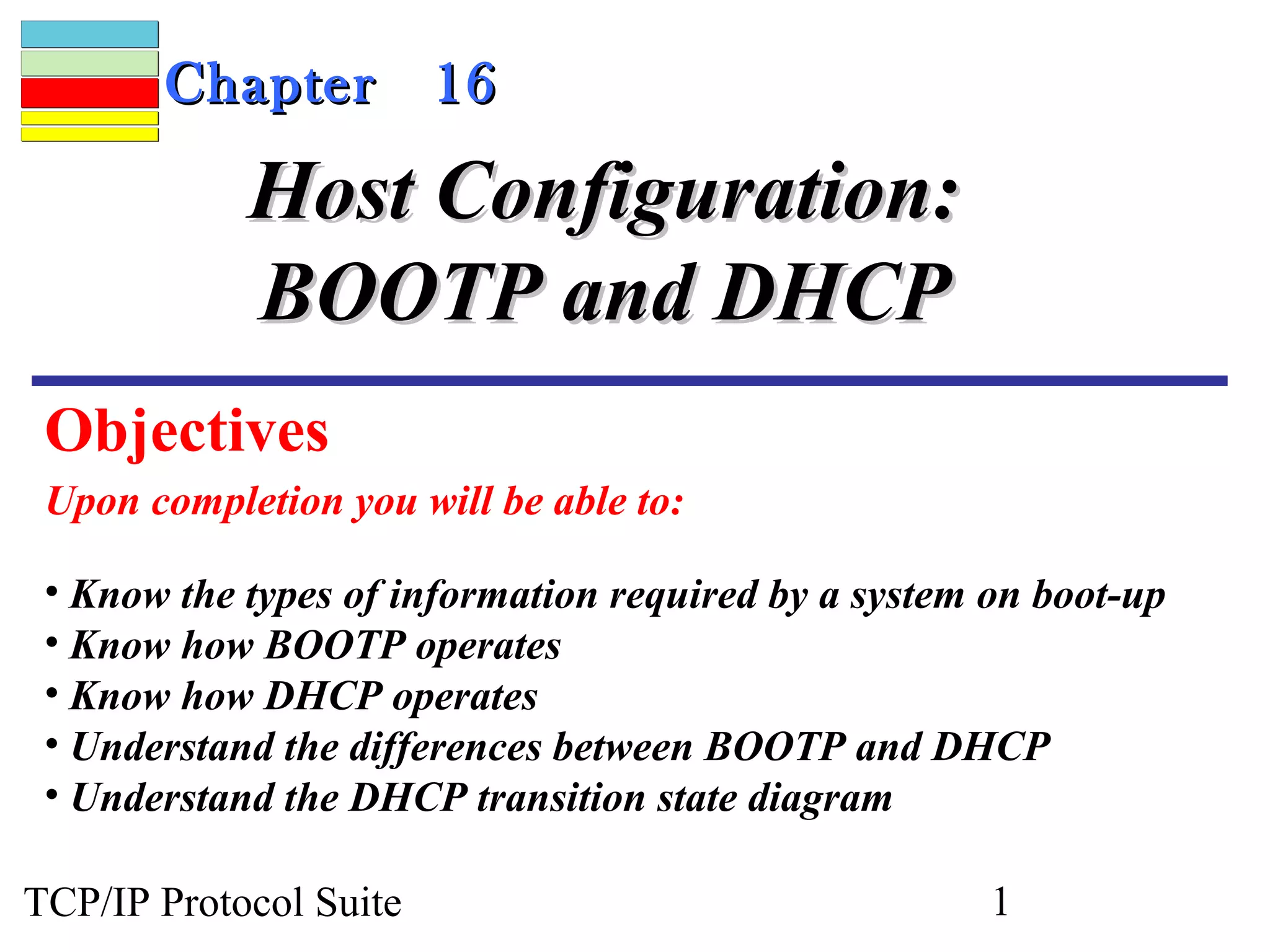 Bootp and dhcp | PPT