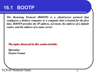 Bootp and dhcp | PPT