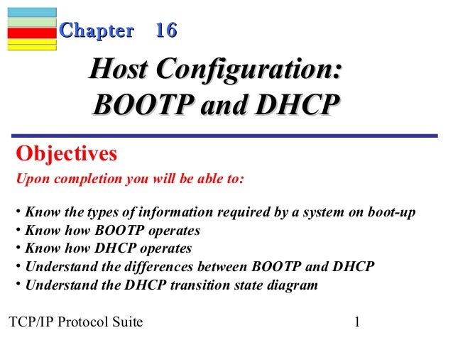 Bootp and dhcp