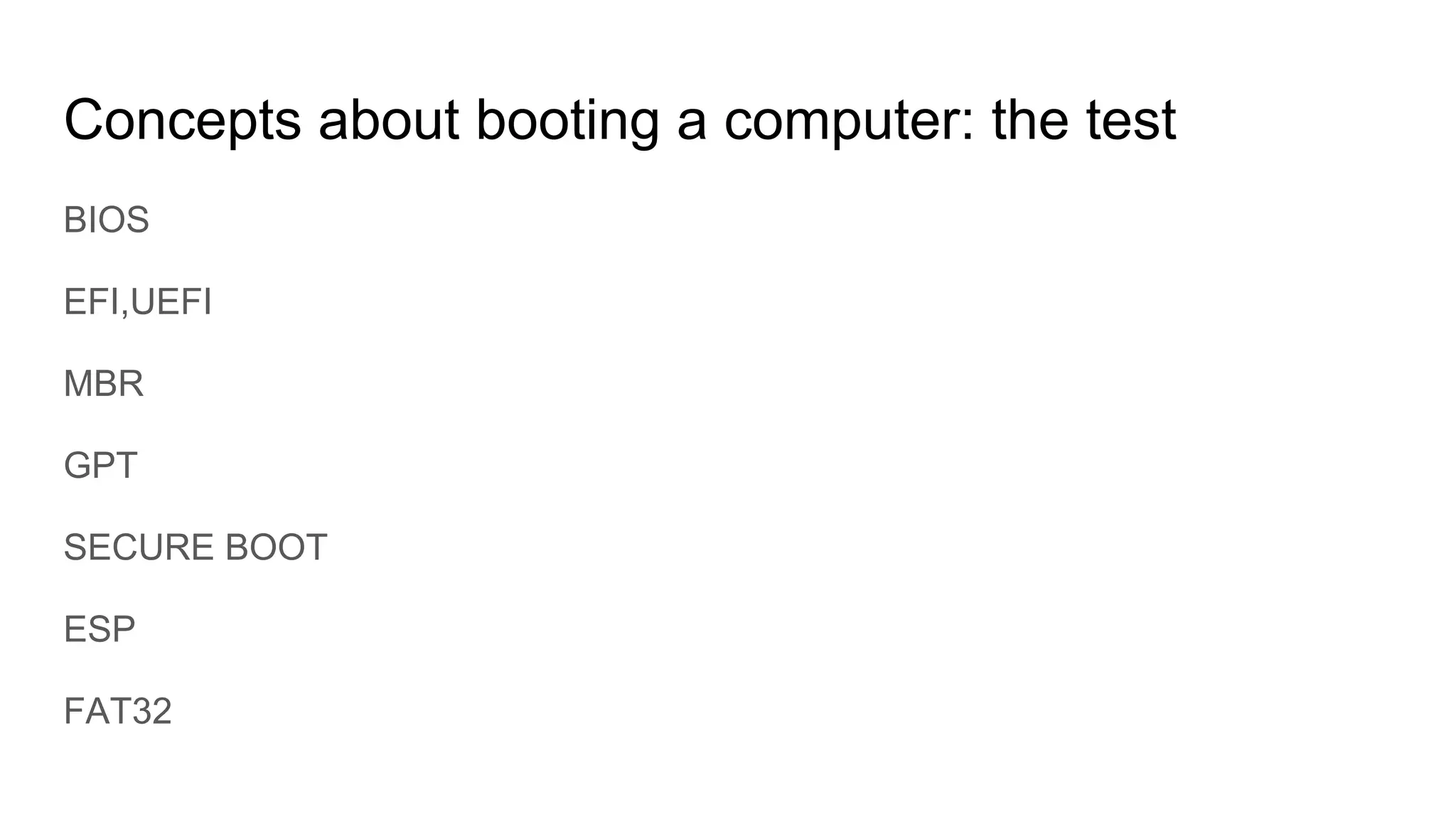 Boot process: BIOS vs UEFI | PDF