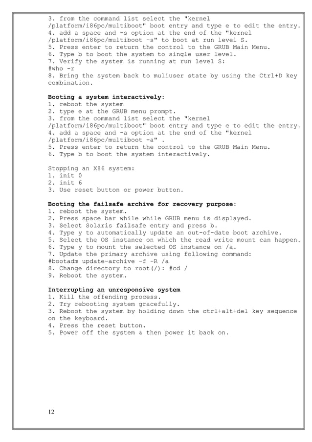 Boot prom basics | DOC | Operating Systems | Computer Software and ...