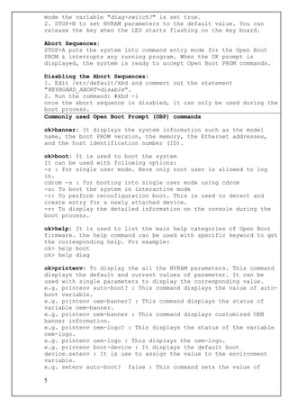 Boot prom basics | DOC | Operating Systems | Computer Software and ...