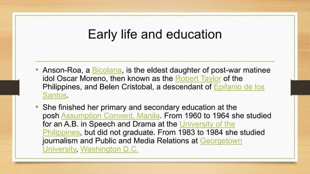 Boots Anson-Roa Biography, Career Early Life, Filmography.pptx